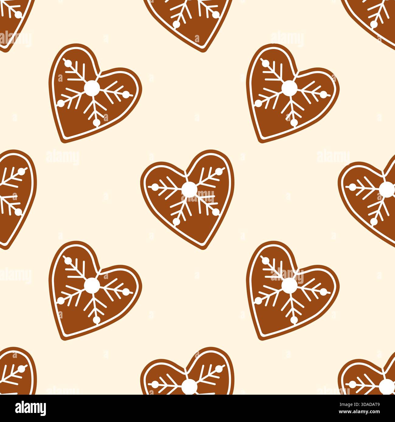 Cookies heart on fabric Stock Vector Images - Alamy