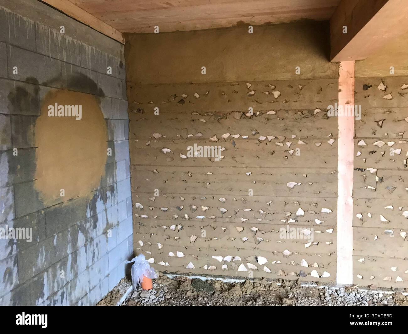 loam rendering as a natural building material in the construction loam ...
