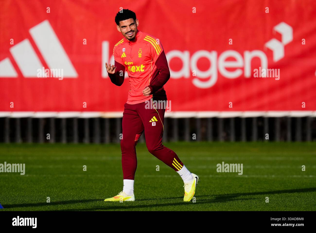 Nottingham Forest's Morgan Gibbs-White during a training session at the ...
