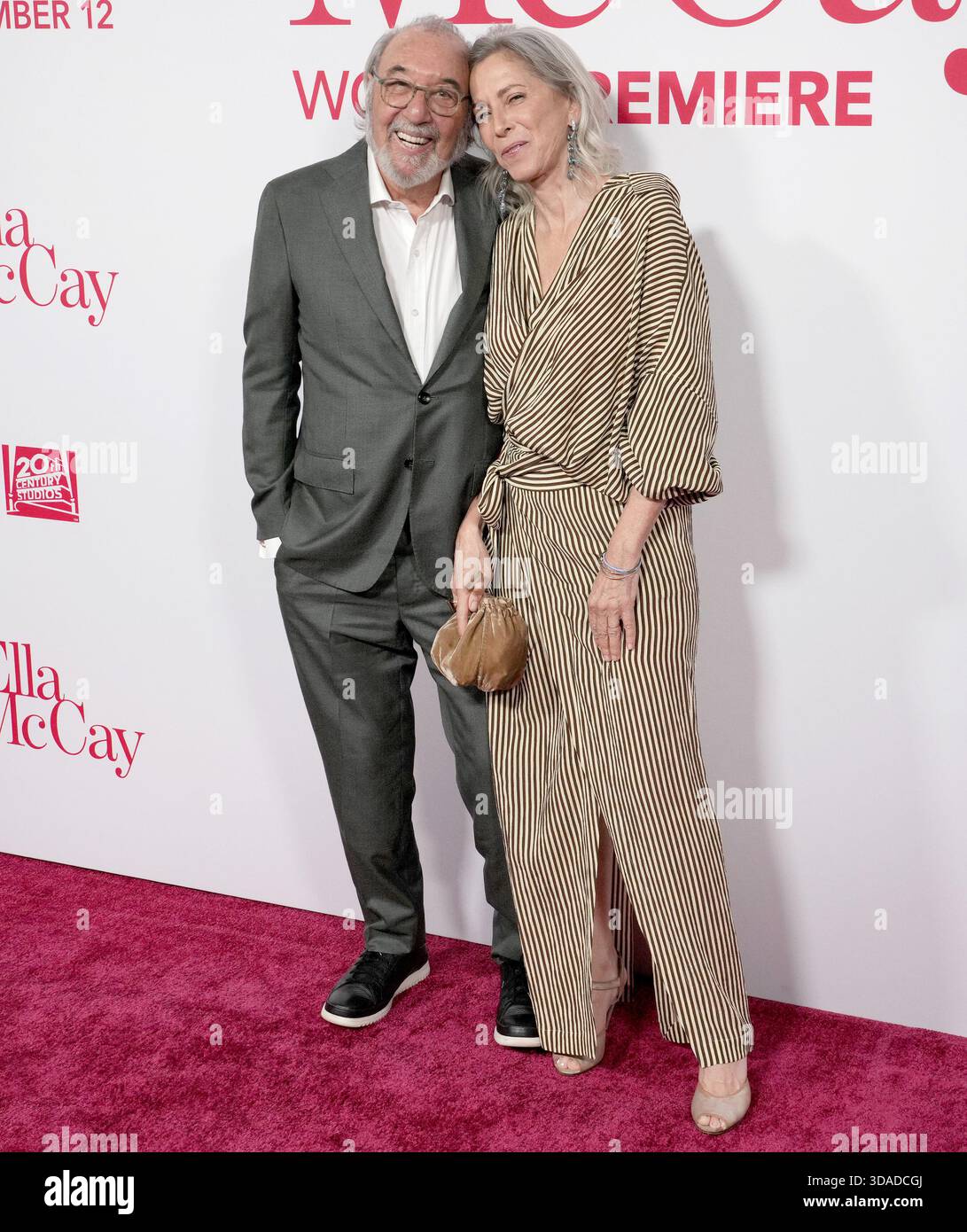 (L-R) James L. Brooks and Jennifer Simchowitz at the 20th Century ...