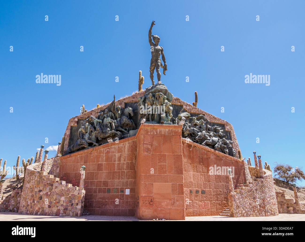 The imposing Monumento de la Independencia at the apex of a grand ...