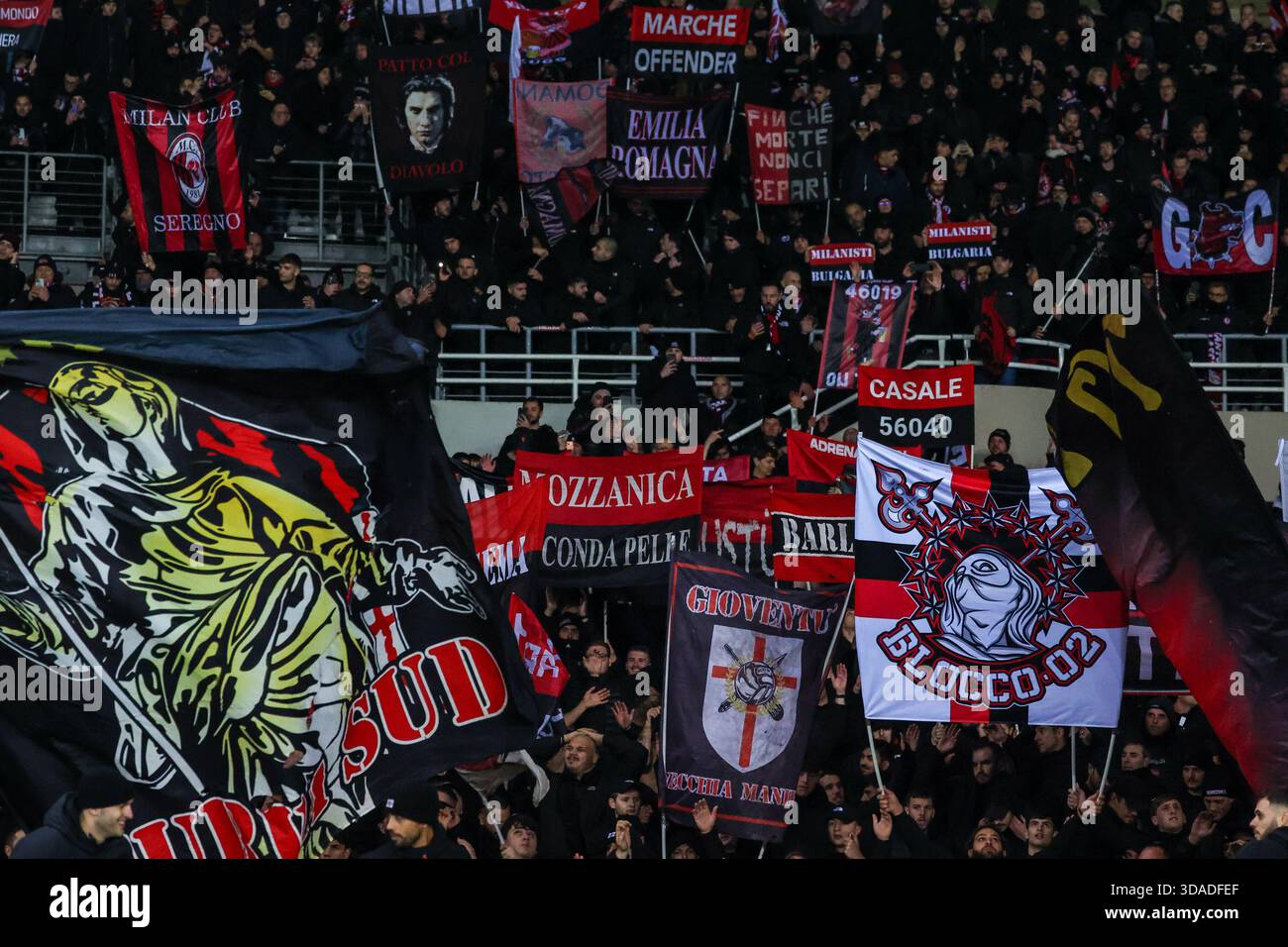 AC Milan supporters seen during Serie A 2025/26 football match between ...