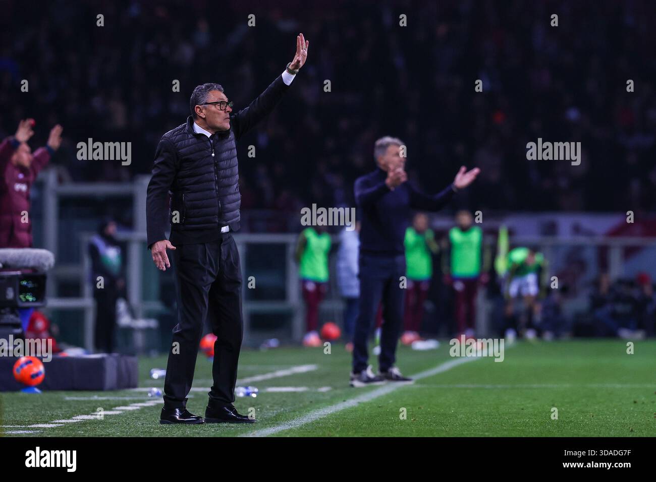 Marco Landucci Assistant Coach of AC Milan gestures during Serie A 2025 ...