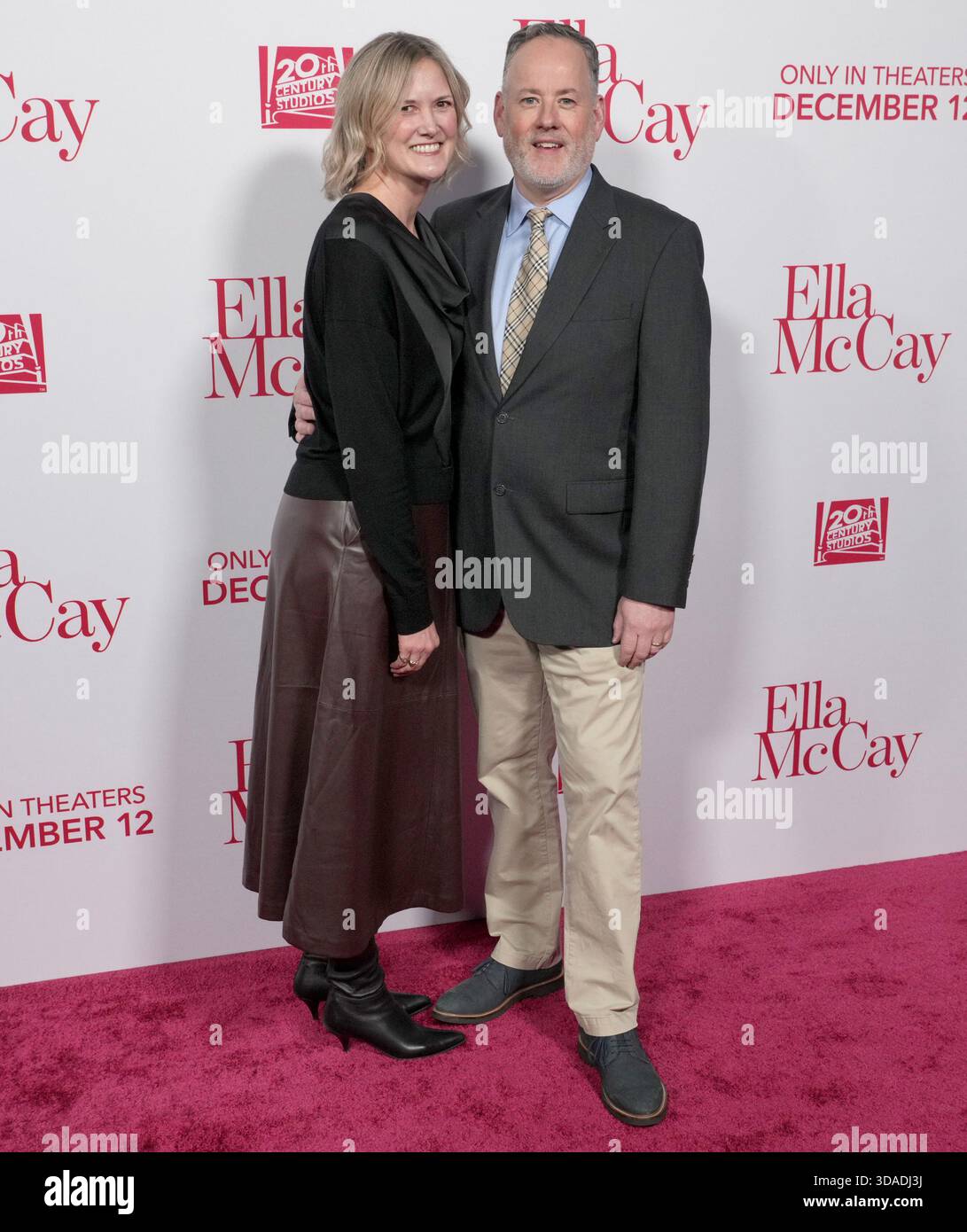(L-R) Christine Meier and Seth Meier at the 20th Century Studios' ELLA ...