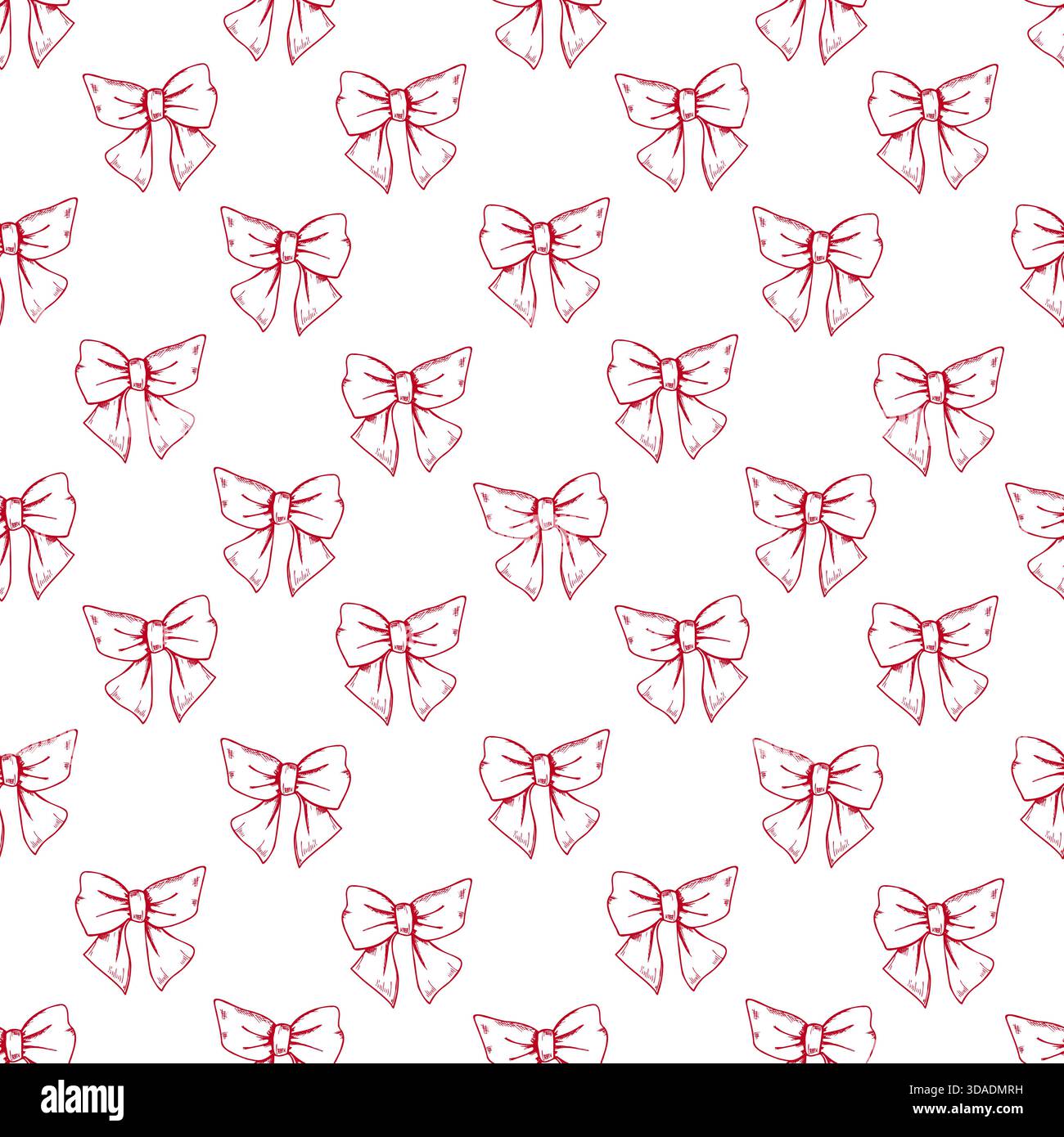 Seamless pattern bow knot Cut Out Stock Images & Pictures - Alamy