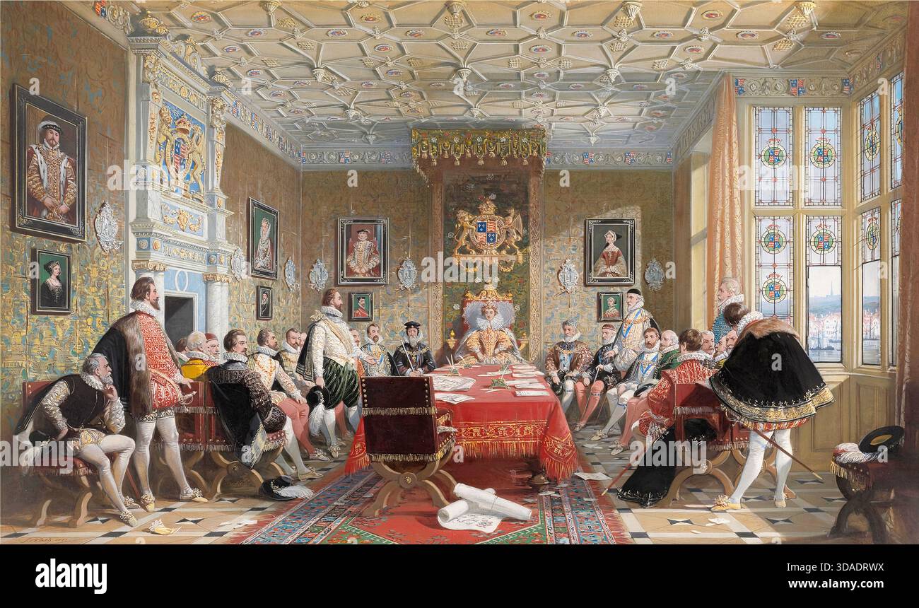 Privy council elizabeth i hi-res stock photography and images - Alamy