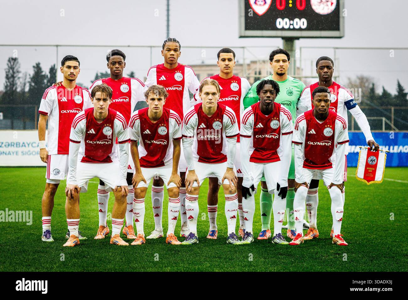 BAKU , 10-12-2025 , Azərsun Arena , Season 2025 / 2026 , UEFA youth ...