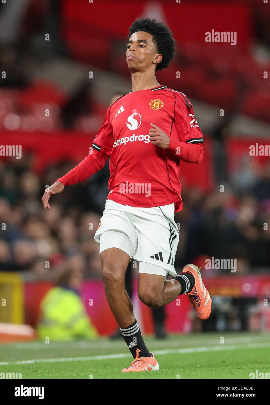 Manchester, England, 9th December 2025. Yuel Helafu of Manchester ...