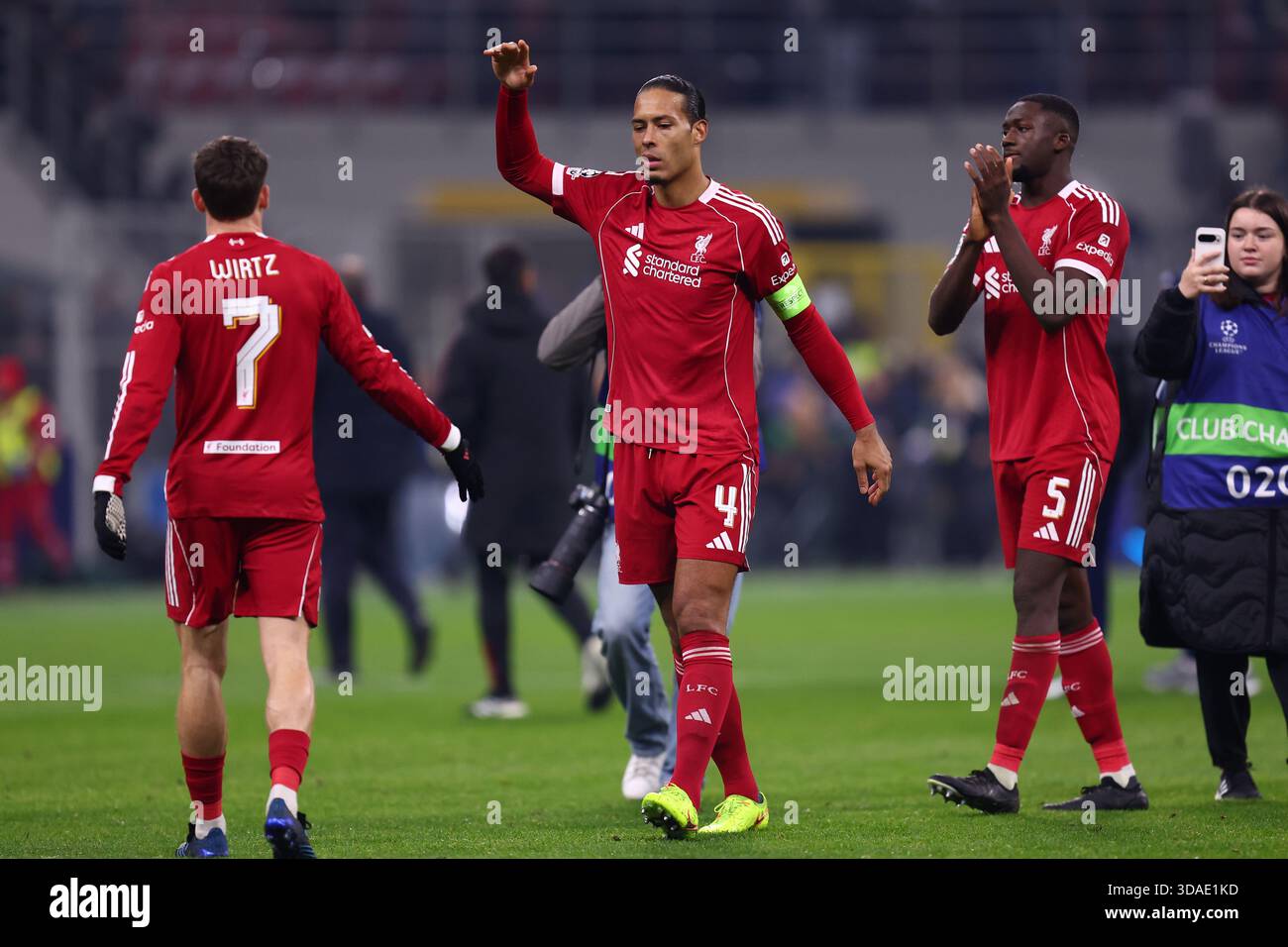 Virgil van Dijk of Liverpool Fc celebrates at the end of the UEFA ...