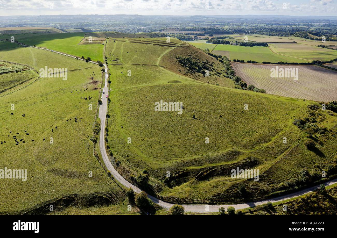 White Sheet Hill aka Whitesheet Hill, Wiltshire. Neolithic causewayed ...