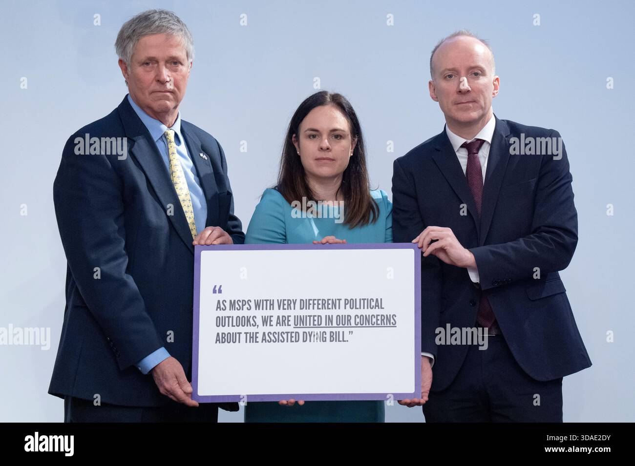 (left to right) Scottish Conservative Edward Mountain, SNP's Kate ...