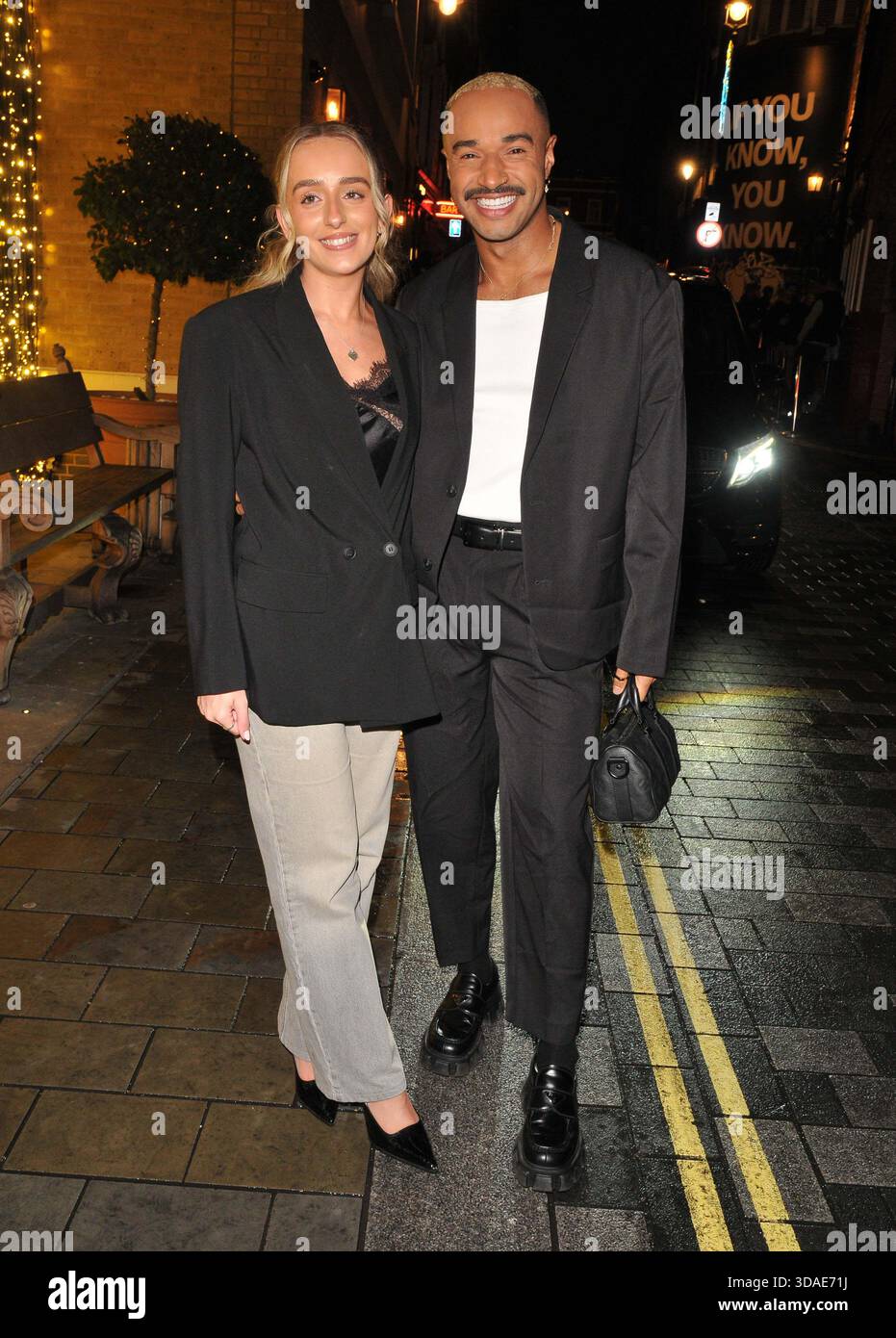 guest and Austyn Farrell at the "Simon Cowell: The Next Act" UK TV ...
