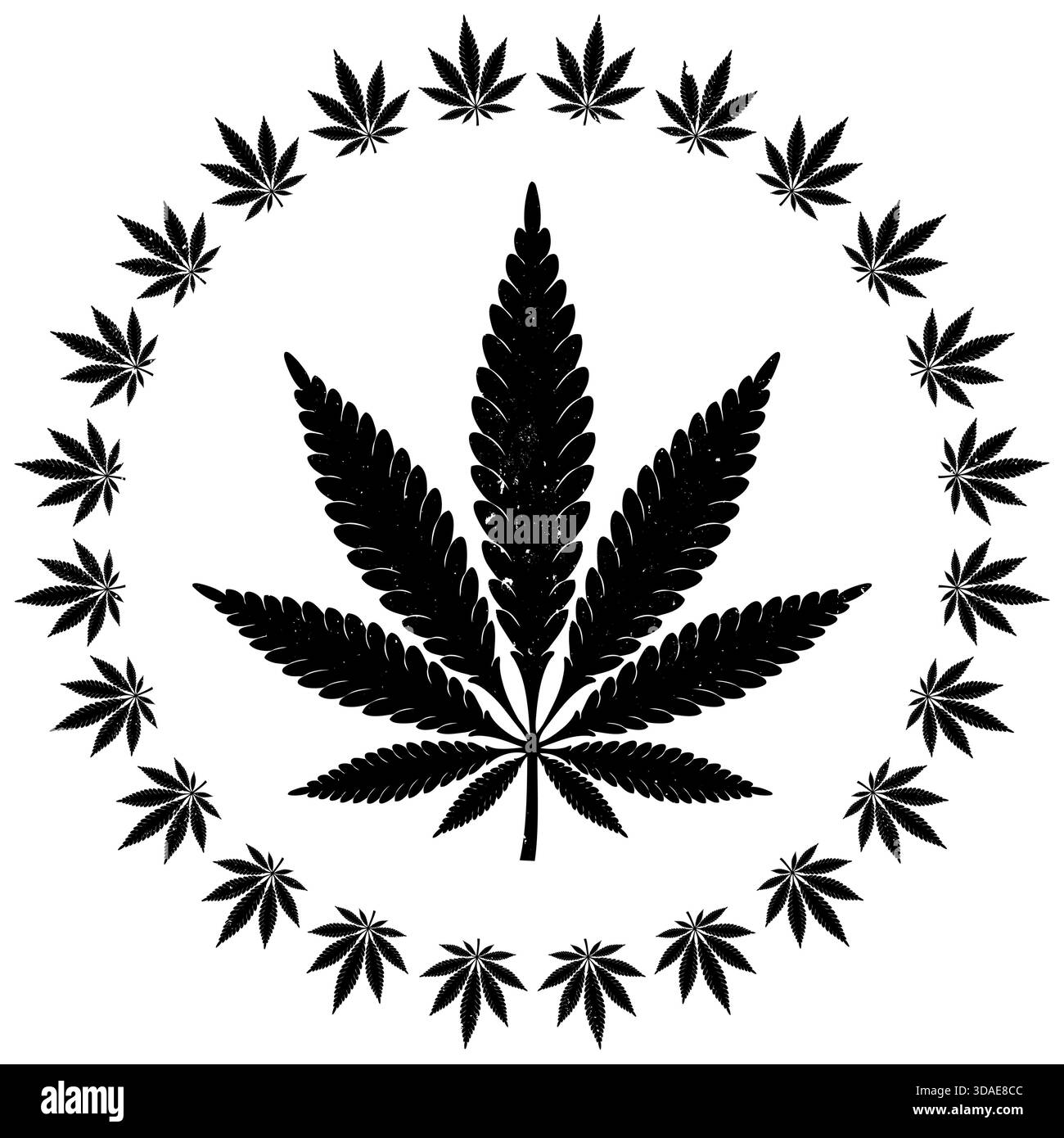 Marijuana herbal cannabis Black and White Stock Photos & Images - Alamy