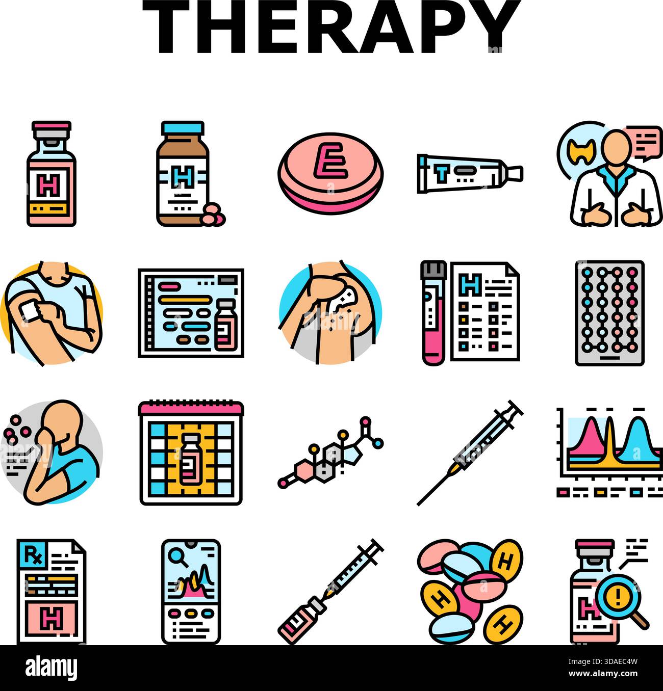 Testosterone patch Stock Vector Images - Alamy