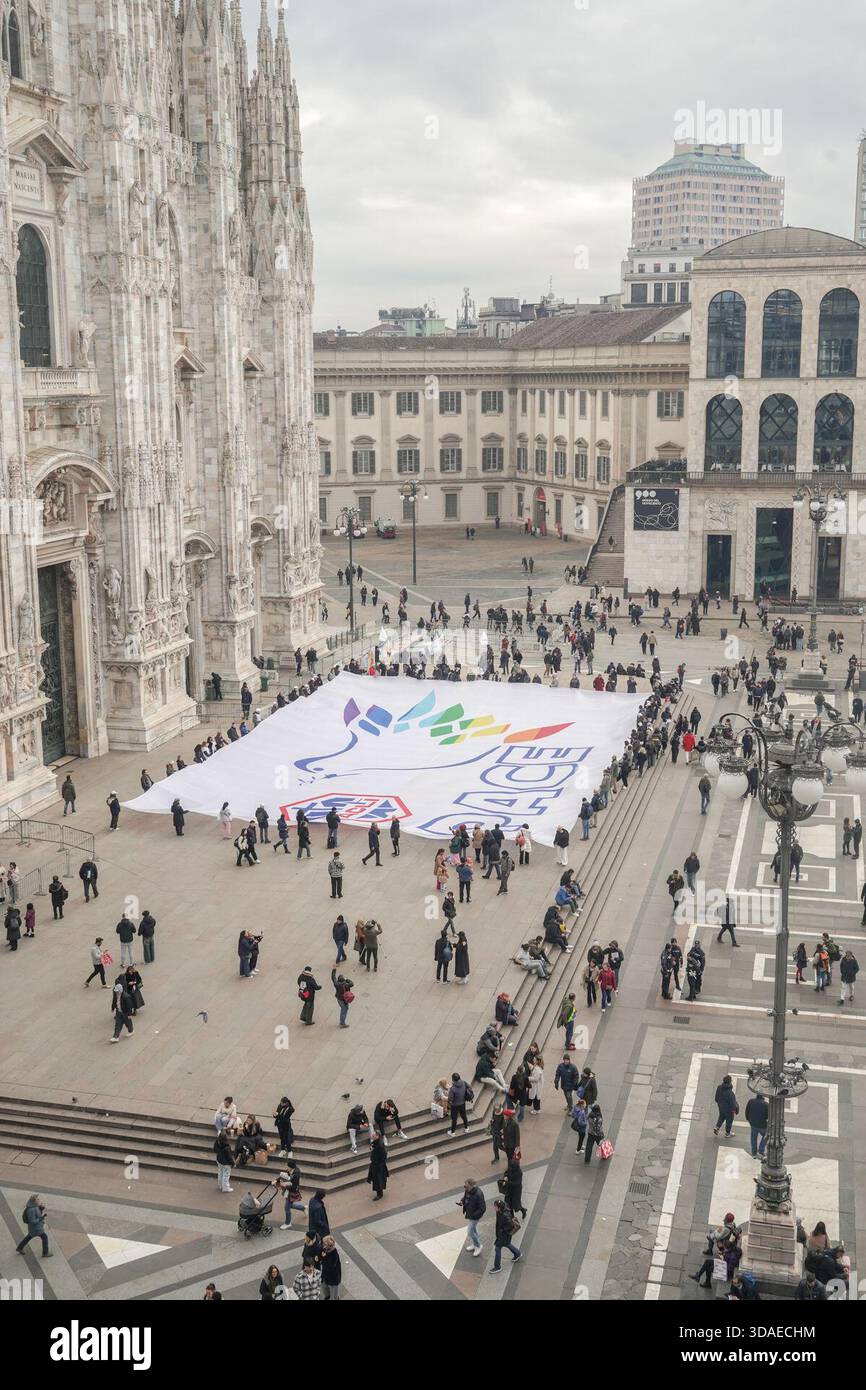 MILAN - The "Caravan of Peace" organized by ACLI (Italian League for ...