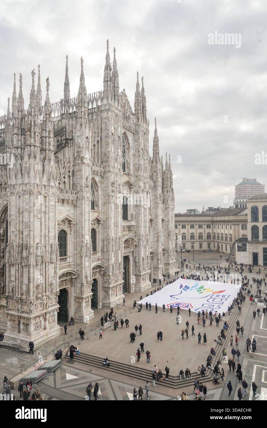 MILAN - The "Caravan of Peace" organized by ACLI (Italian League for ...