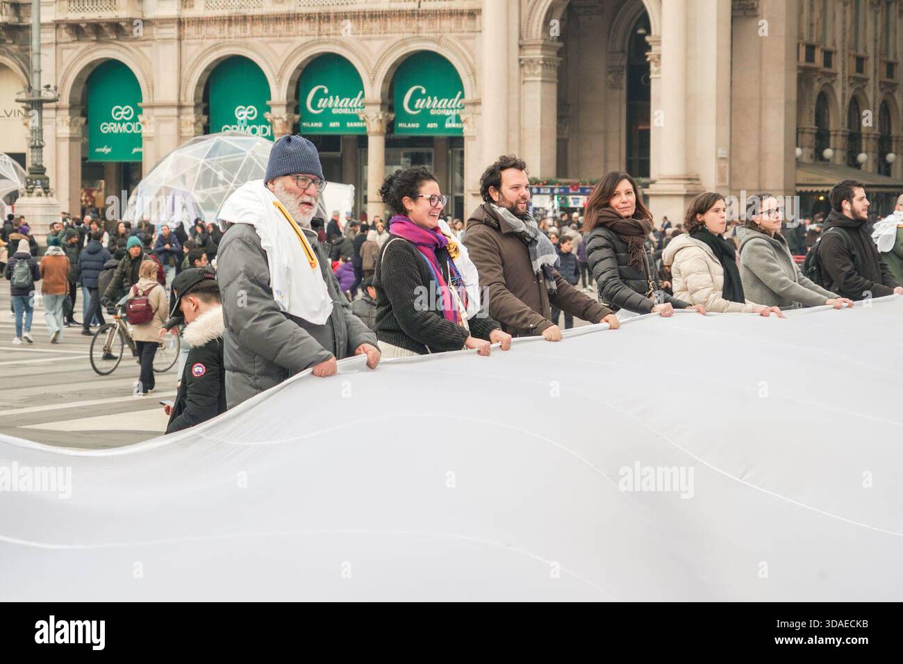 MILAN - The "Caravan of Peace" organized by ACLI (Italian League for ...
