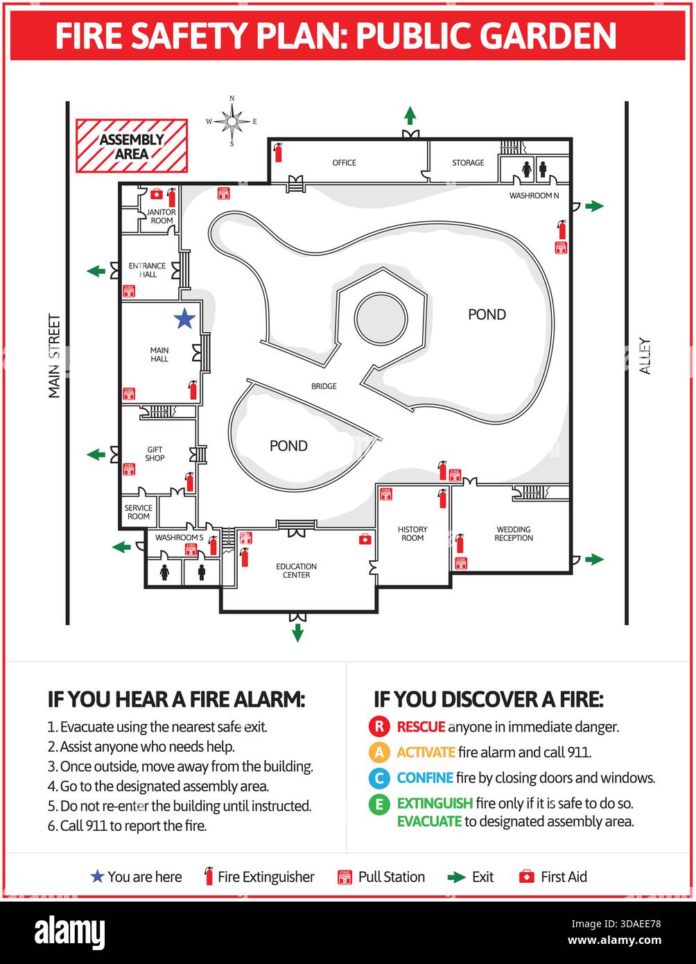 Garden fire safety Stock Vector Images - Alamy