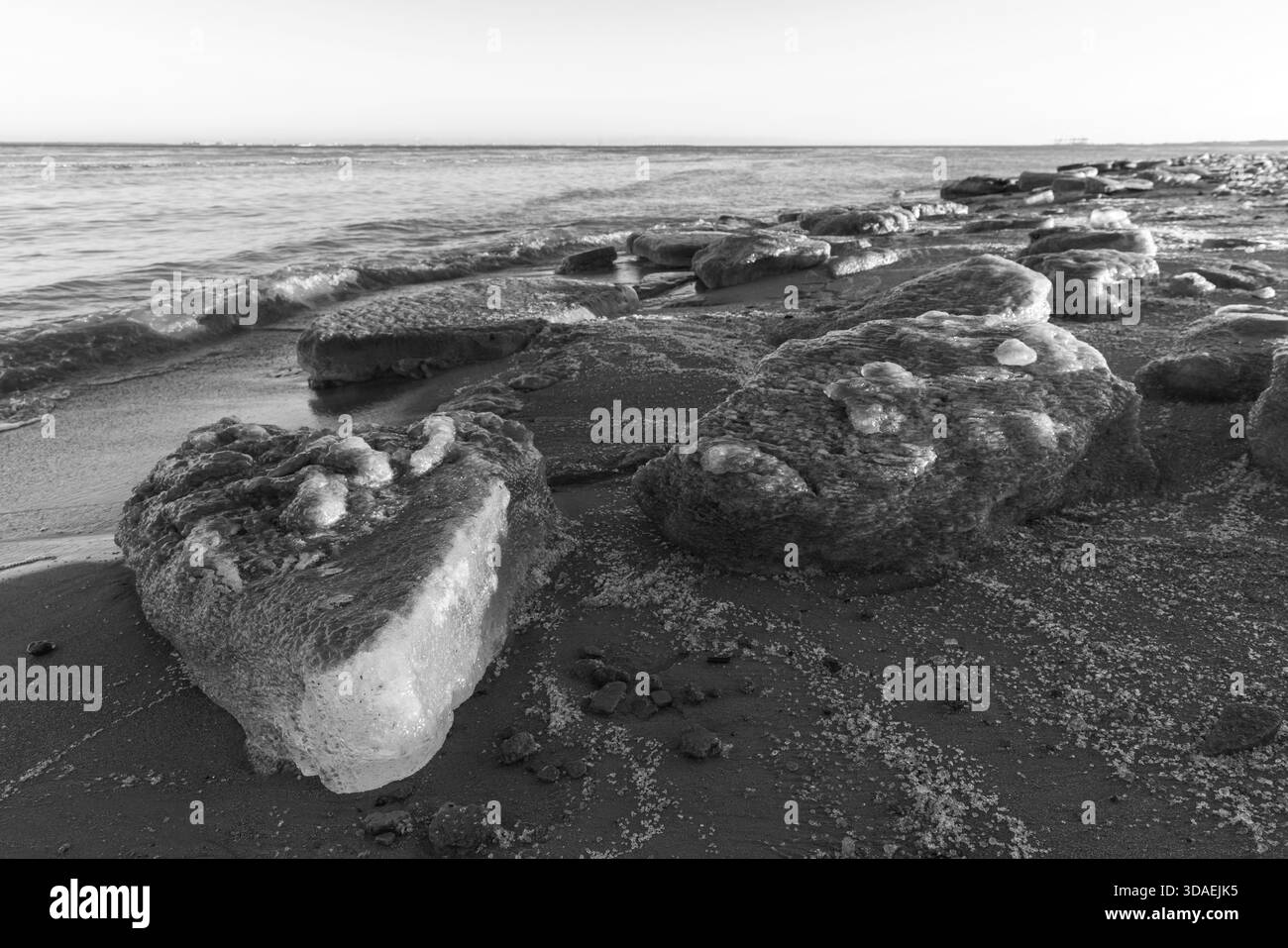 Snow coast people Black and White Stock Photos & Images - Alamy