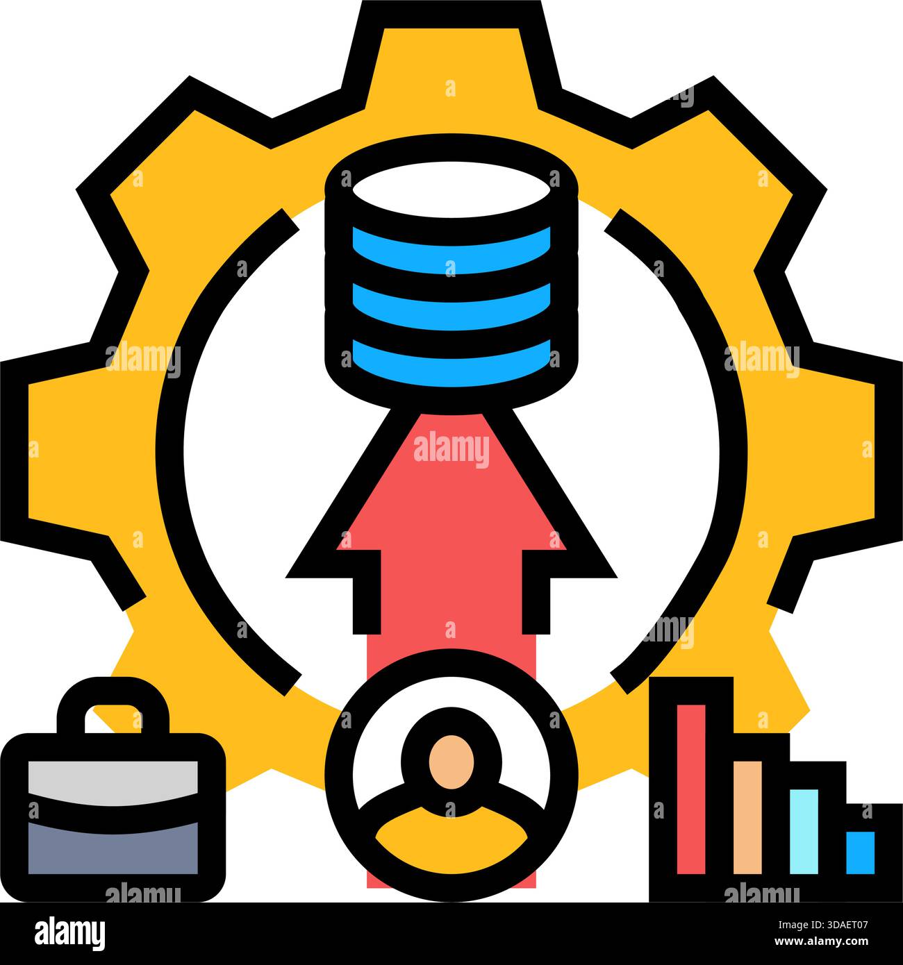 Procurement data Stock Vector Images - Alamy
