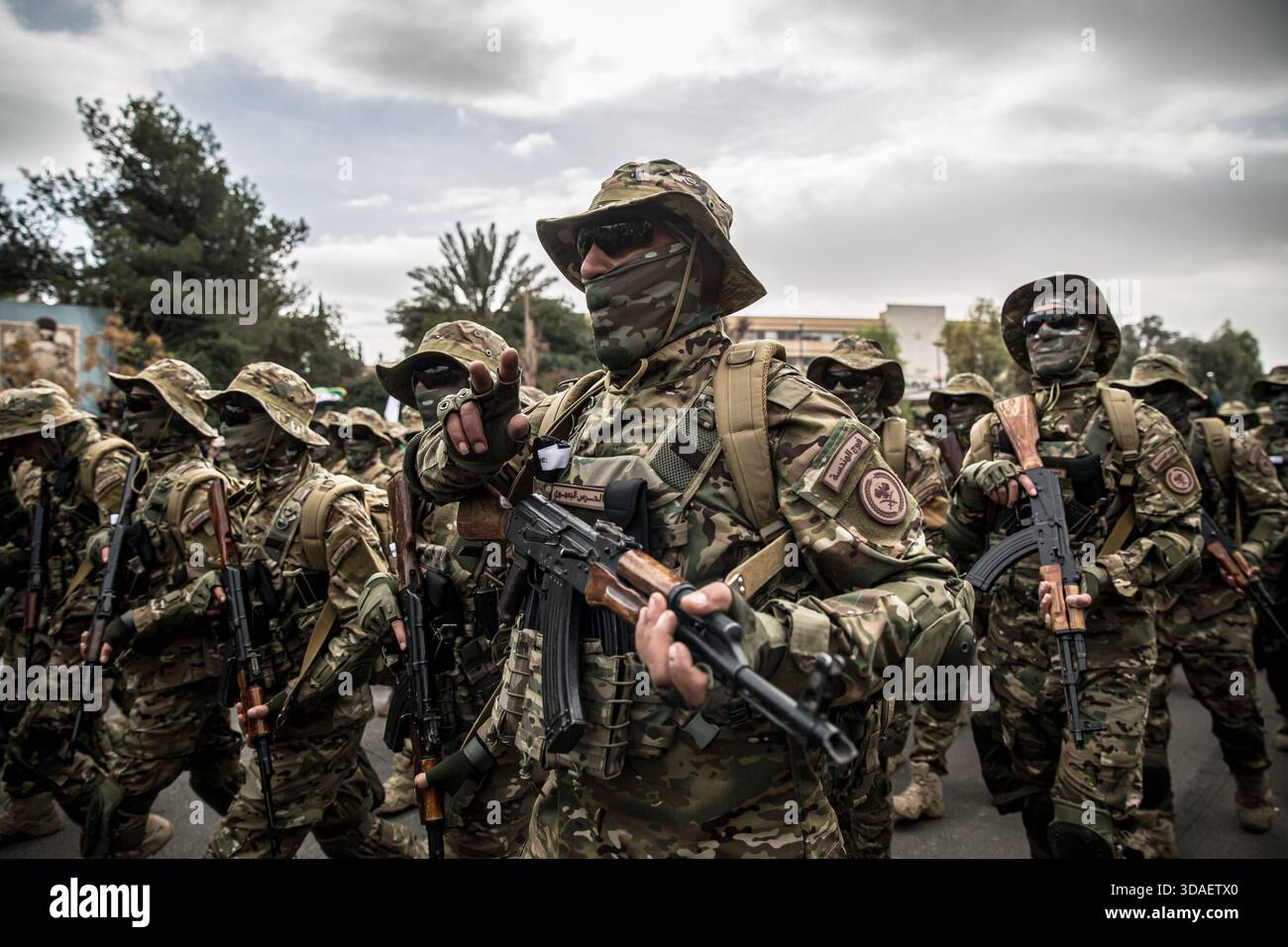 December 9, 2025, Damascus, Syria: A military parade in Damascus was ...
