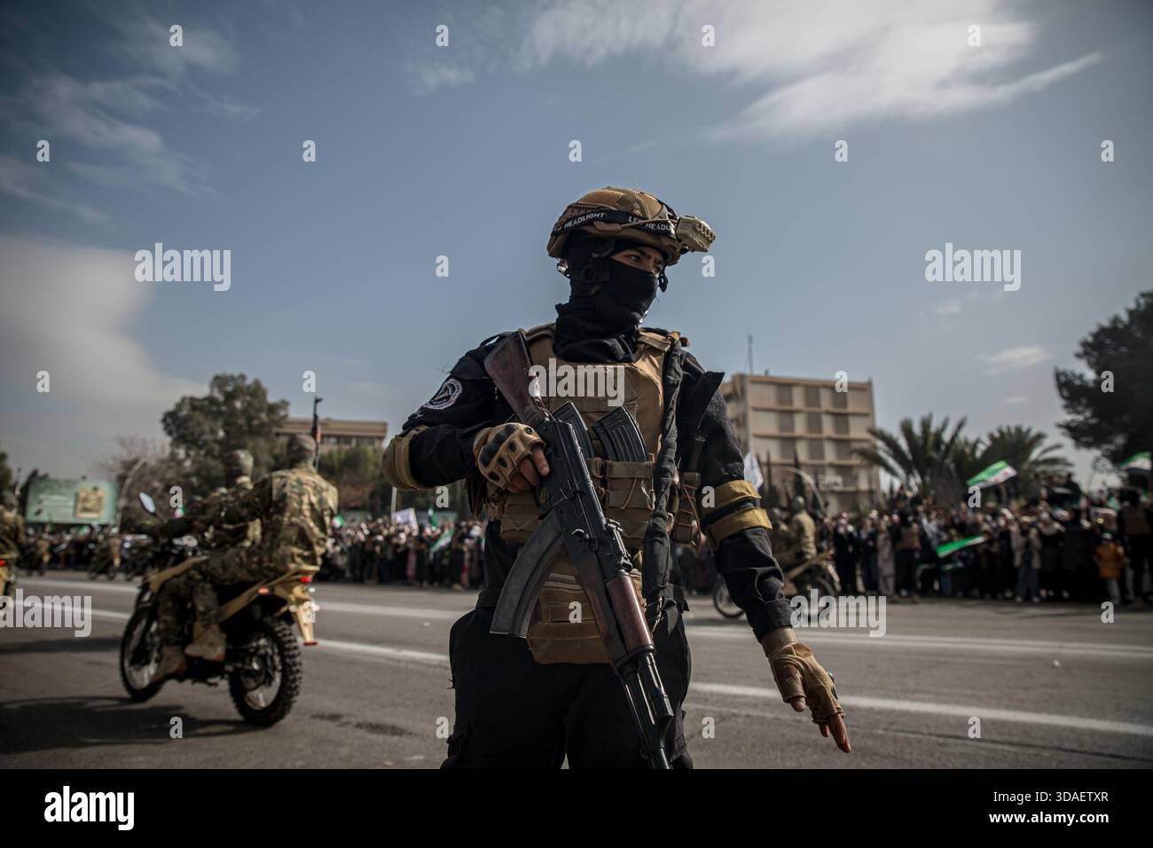 December 9, 2025, Damascus, Syria: A military parade in Damascus was ...