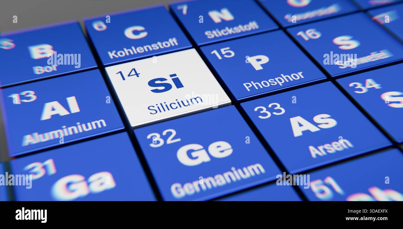 Silicium symbol hi-res stock photography and images - Alamy