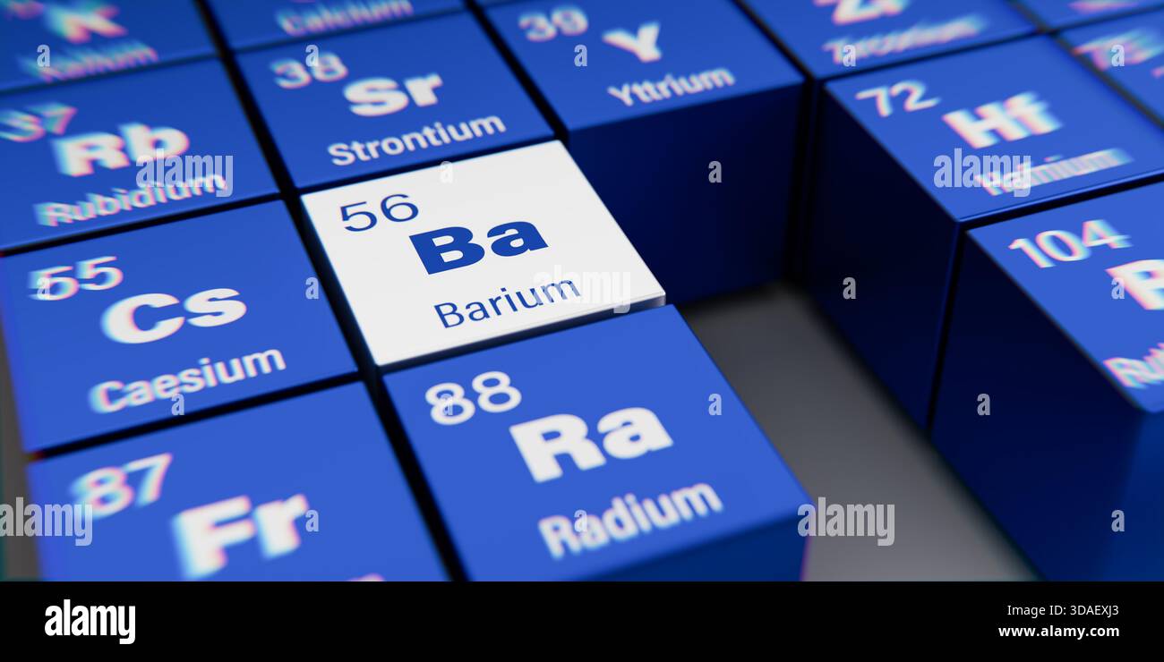 Atomic number 56 hi-res stock photography and images - Alamy