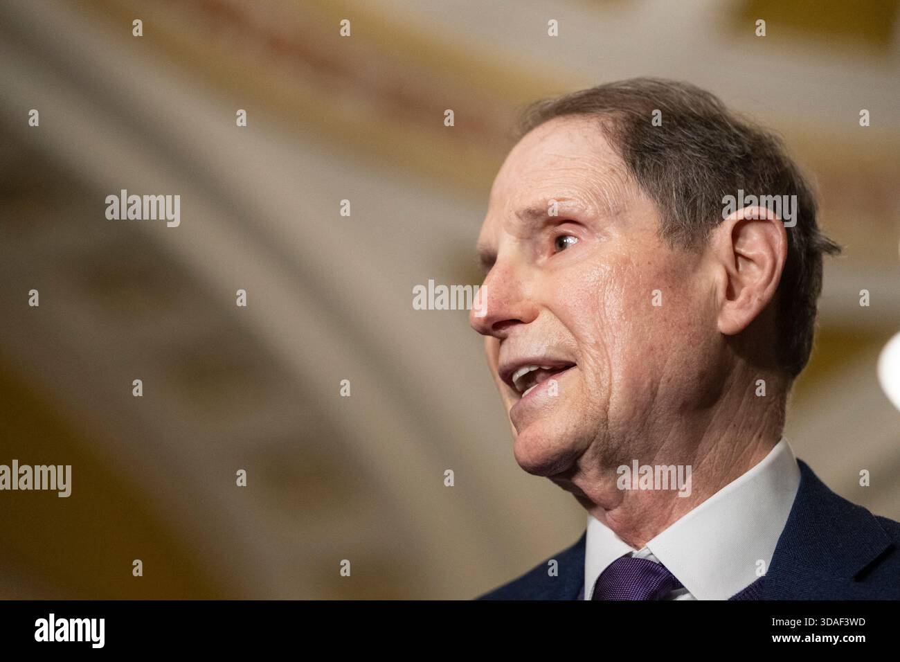 United States Senator Ron Wyden (Democrat of Oregon) speaks during ...