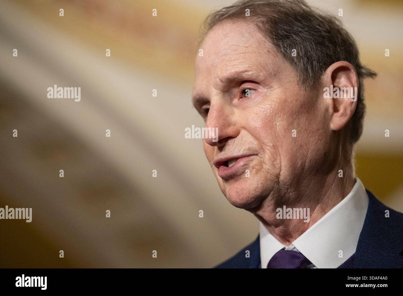 United States Senator Ron Wyden (Democrat of Oregon) speaks during ...