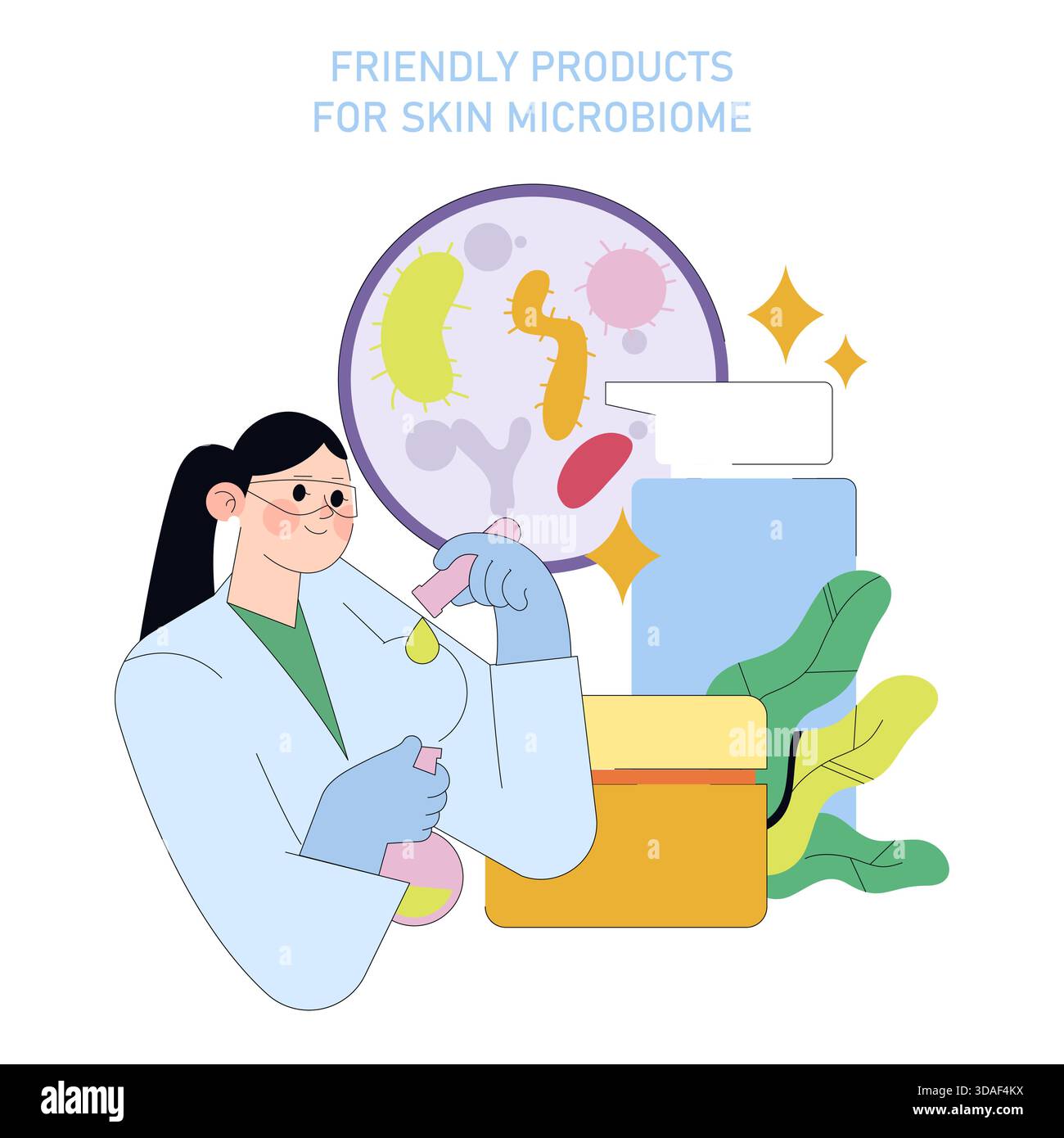 Various cosmetic products Stock Vector Images - Alamy