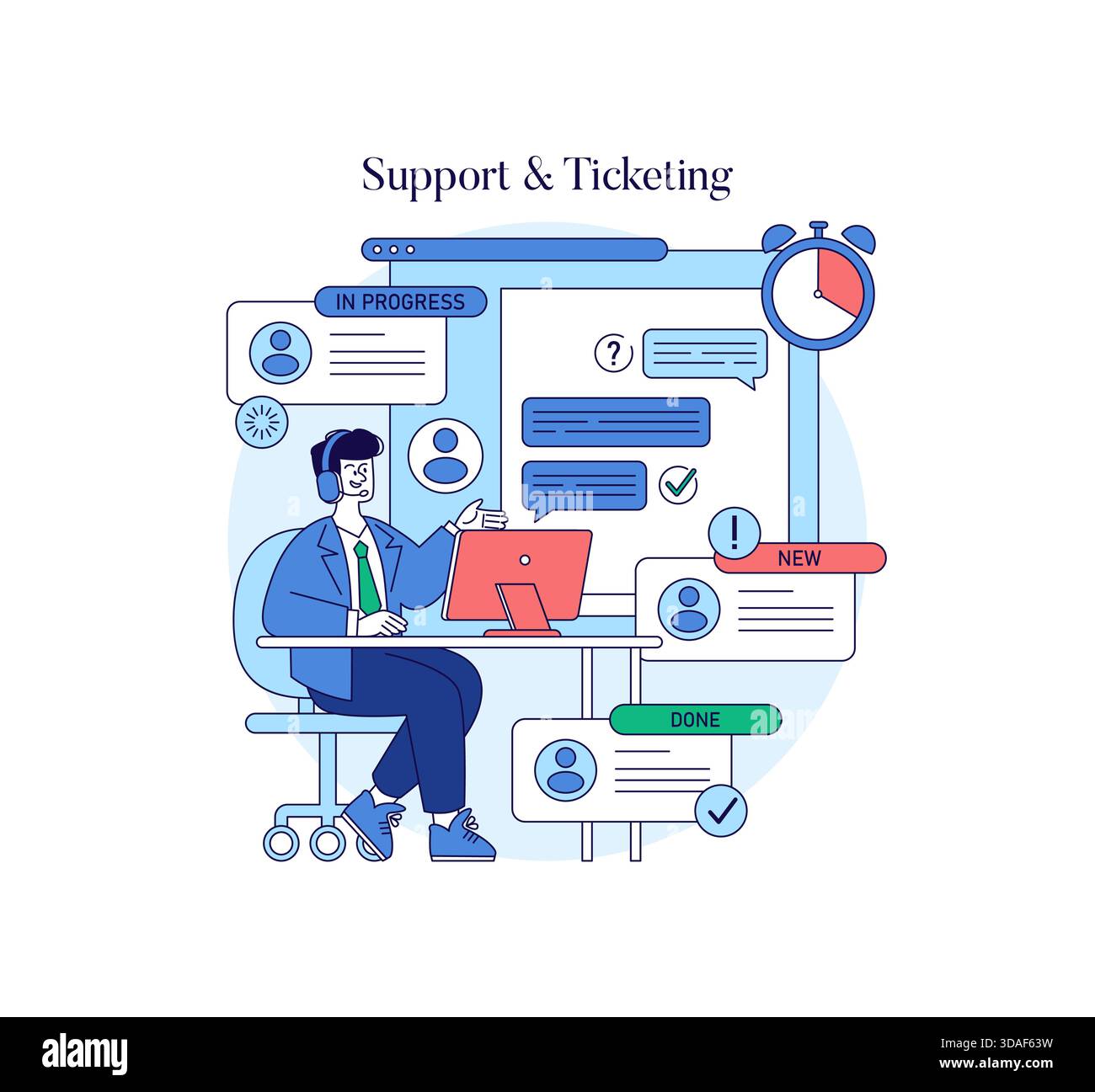 Tech collaboration icons Stock Vector Images - Alamy