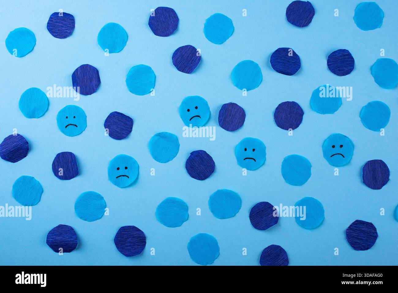 Blue monday depression concept hi-res stock photography and images - Alamy