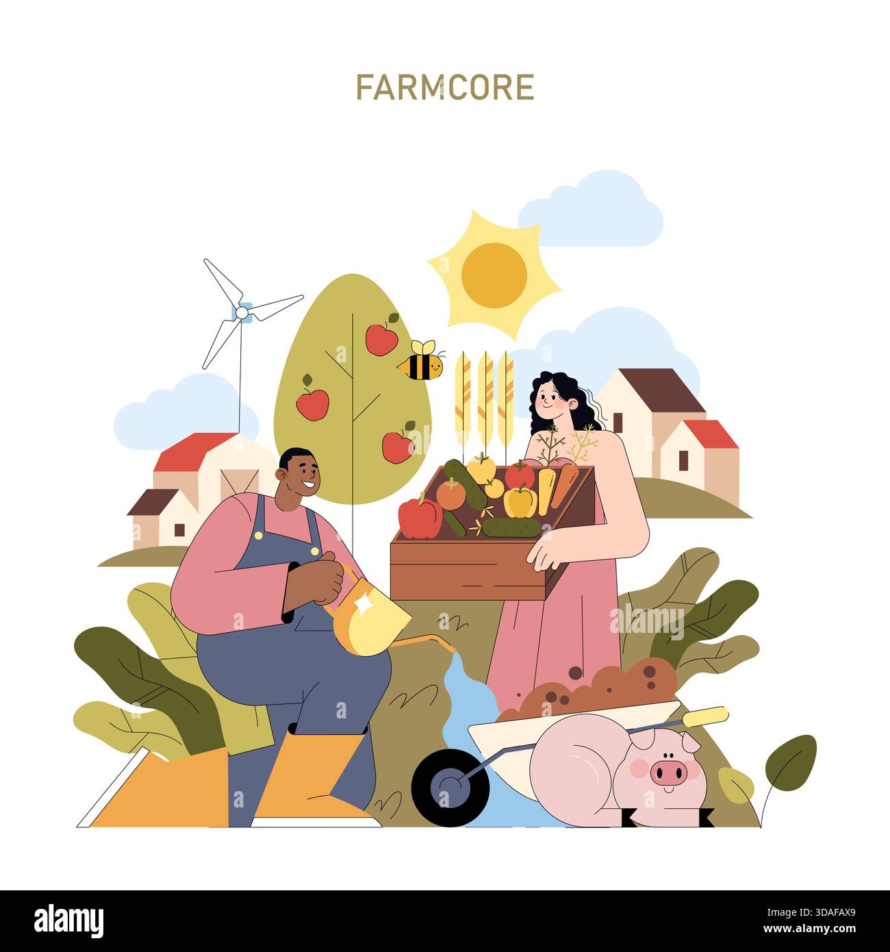 Rural fruits Cut Out Stock Images & Pictures - Alamy