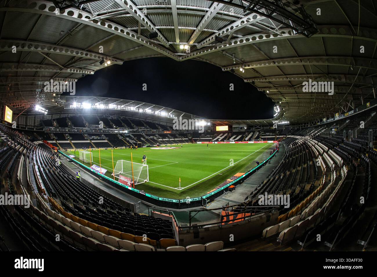 A general view of MKM Stadium ahead of the Sky Bet Championship match ...