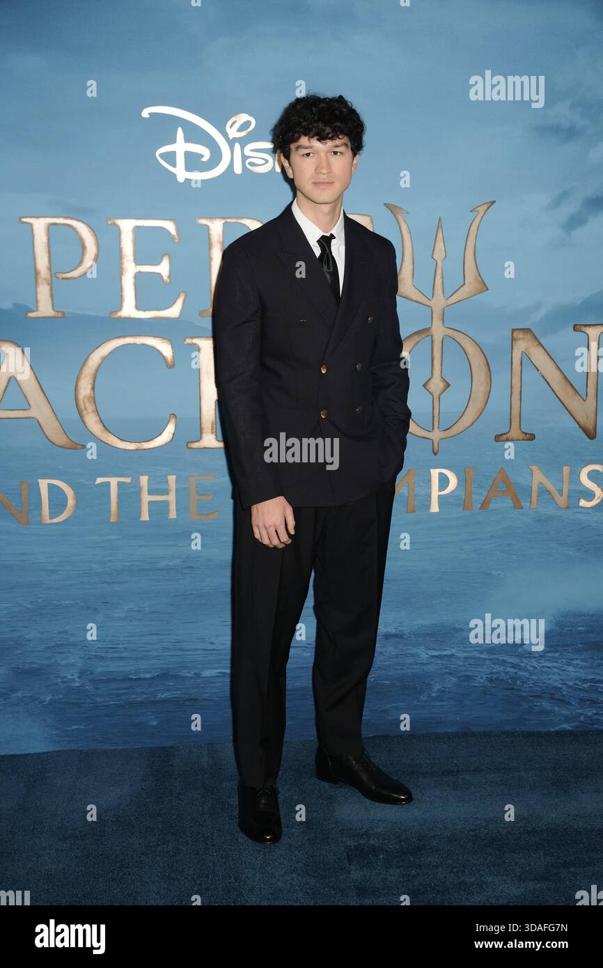 Charlie Bushnell attends the Percy Jackson And The Olympians screening ...