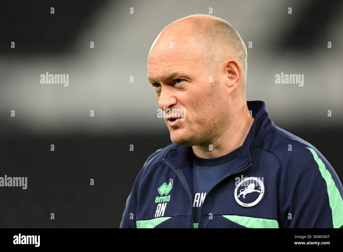 Alex Neil, manager of Millwall during the Sky Bet Championship match ...