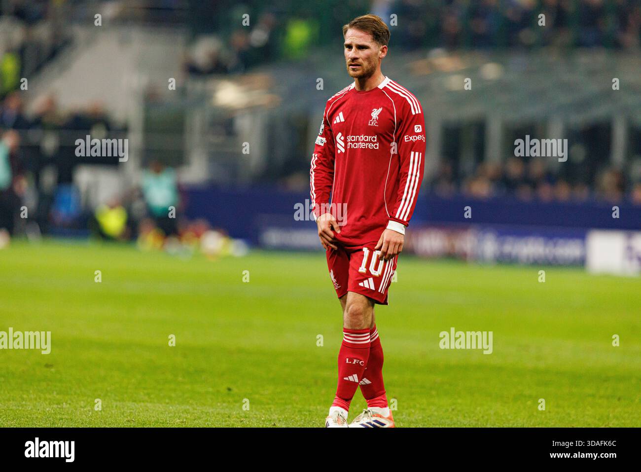 Alexis Mac Allister seen during Champions League league phase game ...