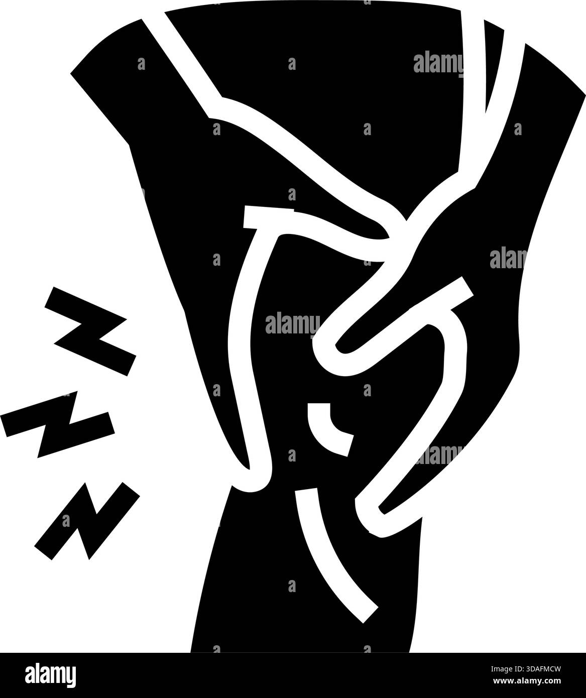 Bruise knee Black and White Stock Photos & Images - Alamy