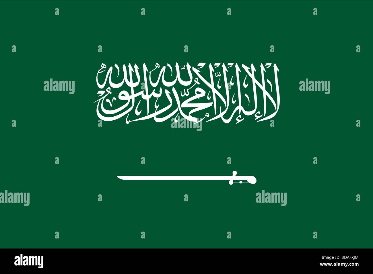 Flag saudi arabian colors Stock Vector Images - Alamy