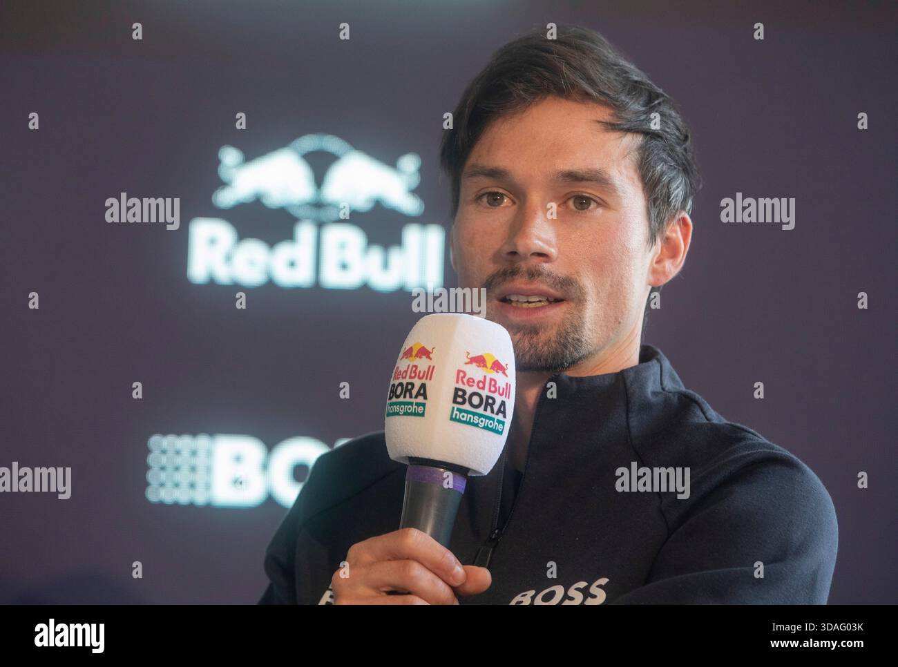 10 December 2025, Spain, Binissalem: Cycling: Media Day Team Red Bull ...