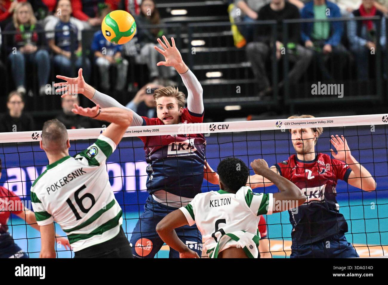 12/10/2025, LKH Arena, Lueneburg, GER; CEV Champions League, SVG ...