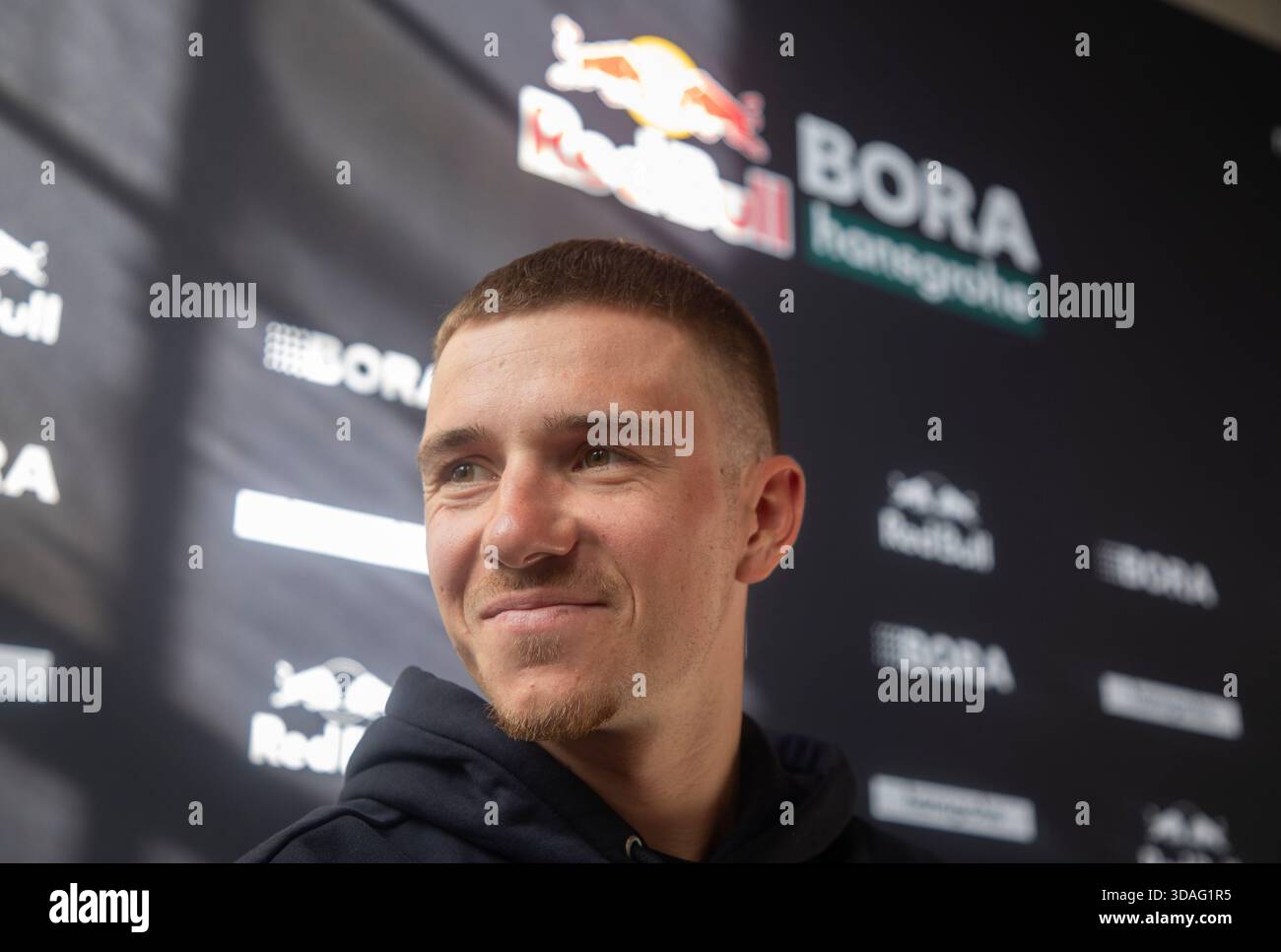 10 December 2025, Spain, Binissalem: Cycling: Media Day Team Red Bull ...