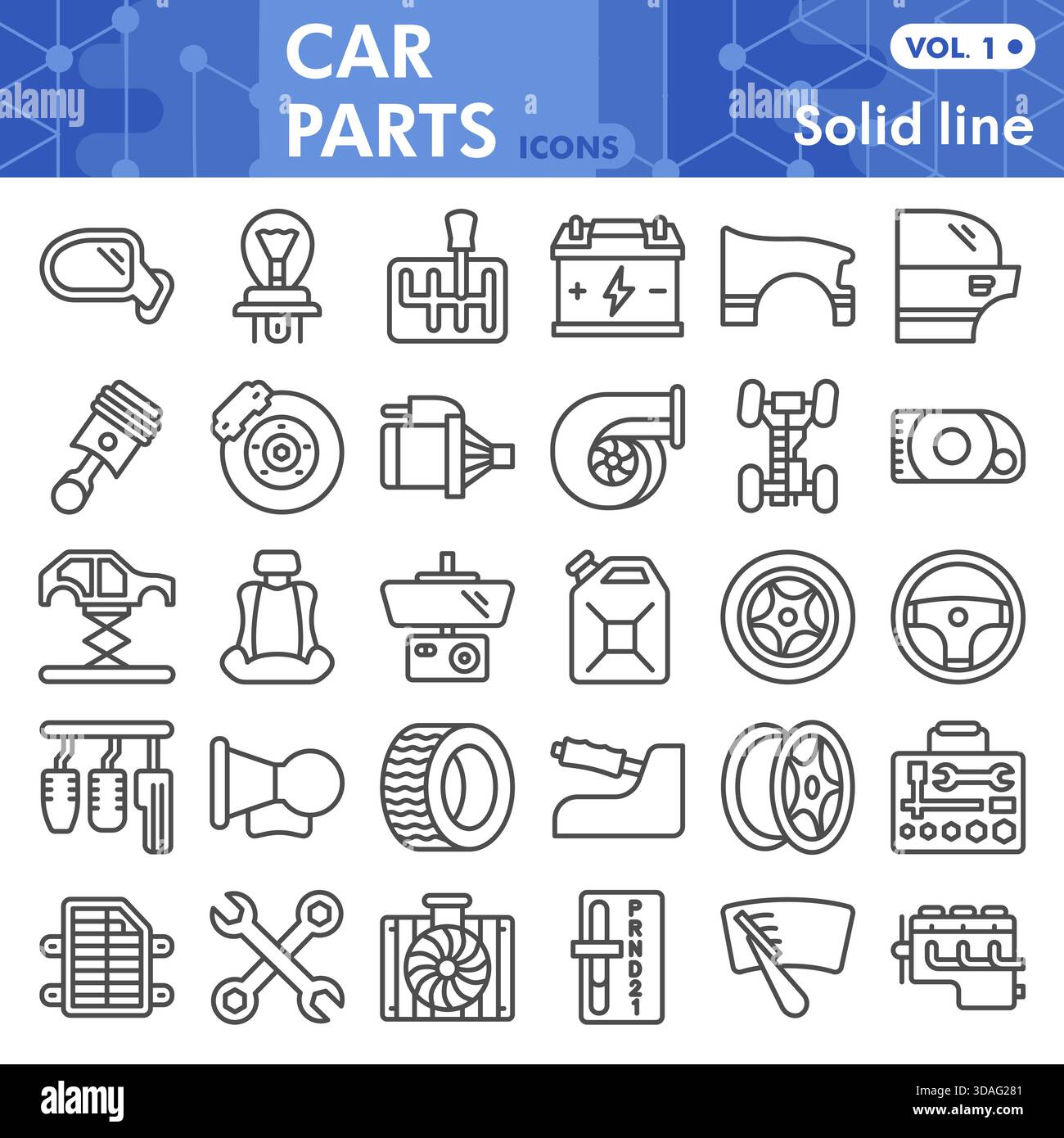 Spare part hydraulic Stock Vector Images - Alamy