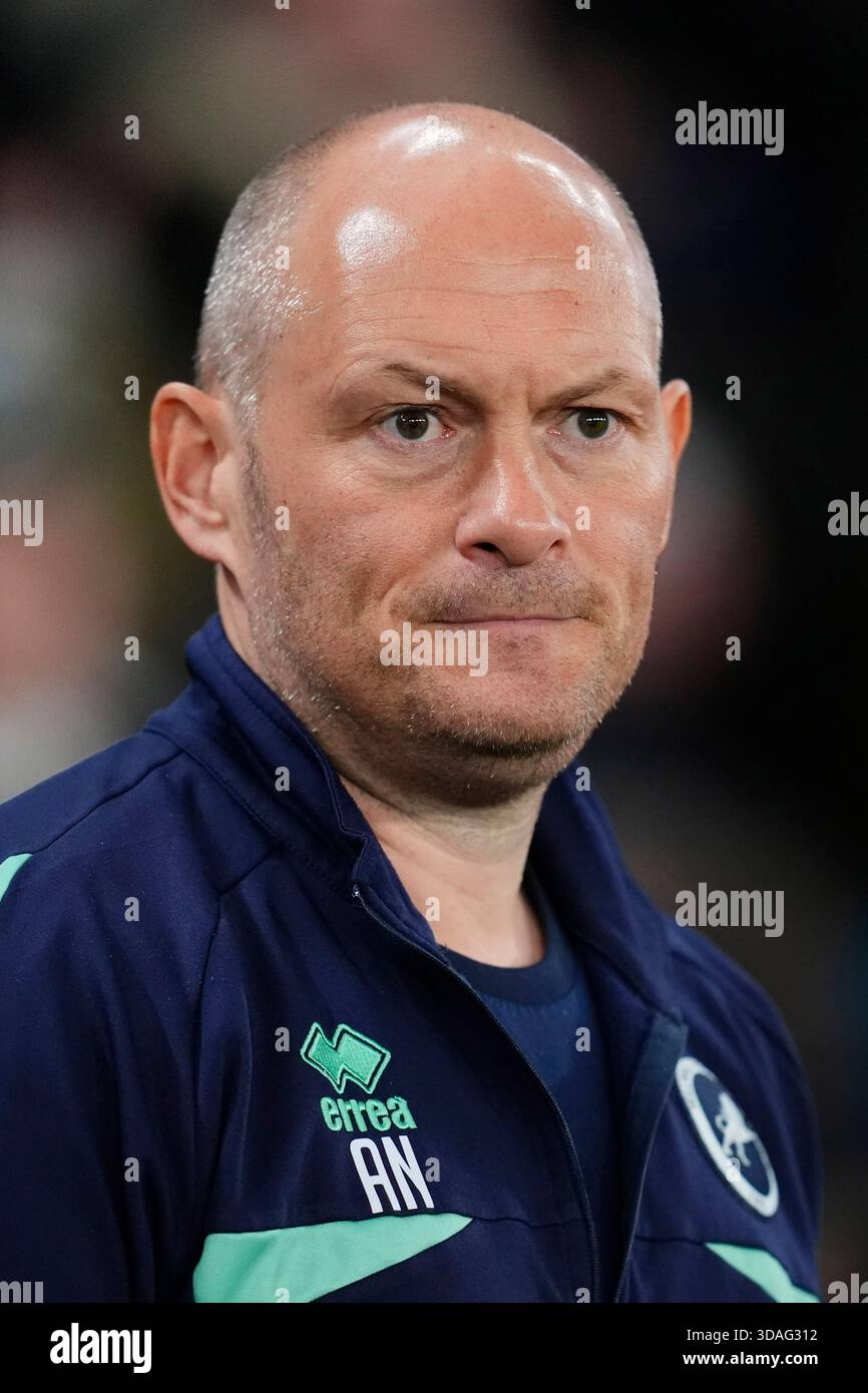 Millwall manager Alex Neil during the Sky Bet Championship match at ...