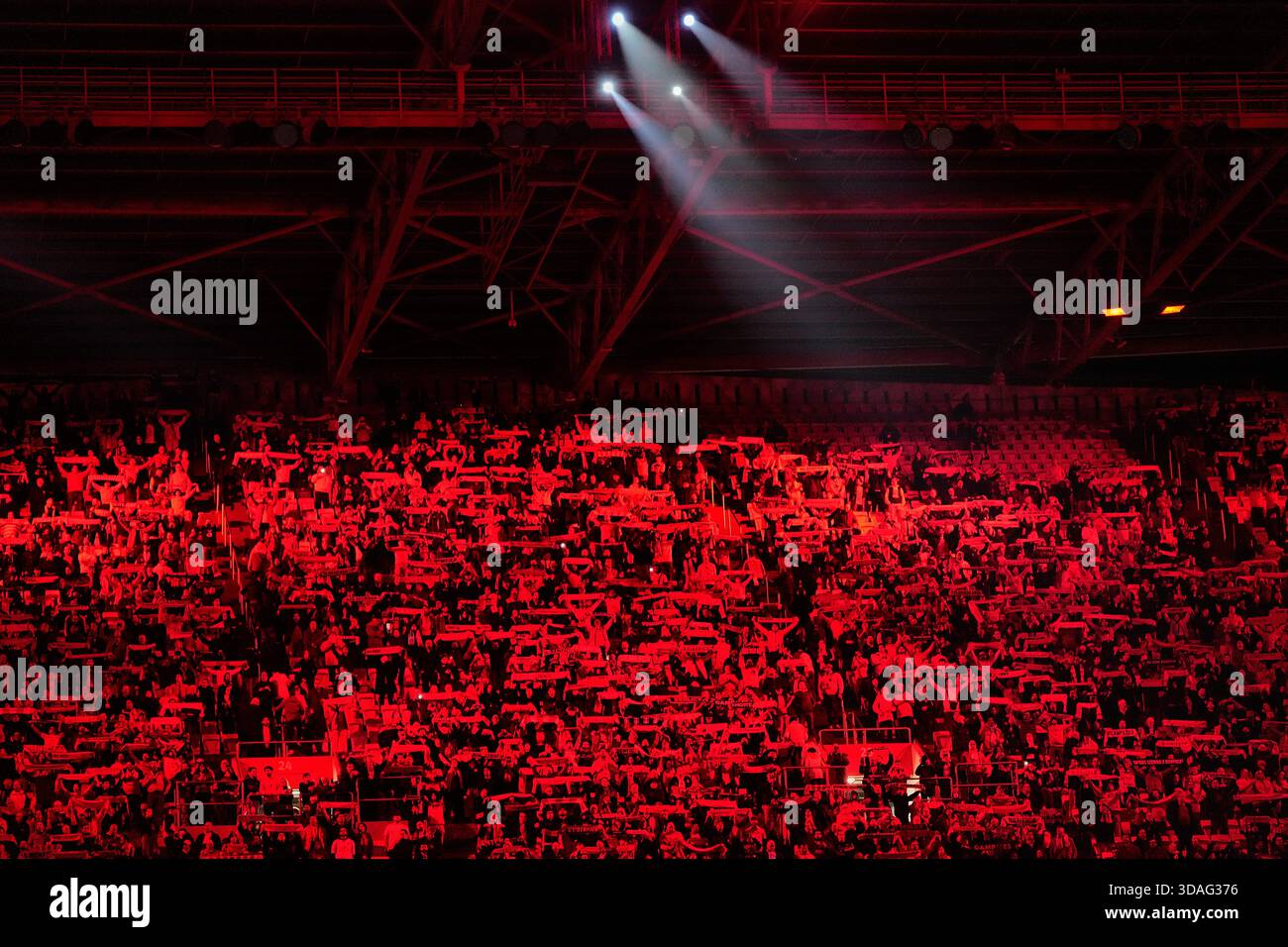 Benfica fans fill the stands before a Champions League opening phase ...