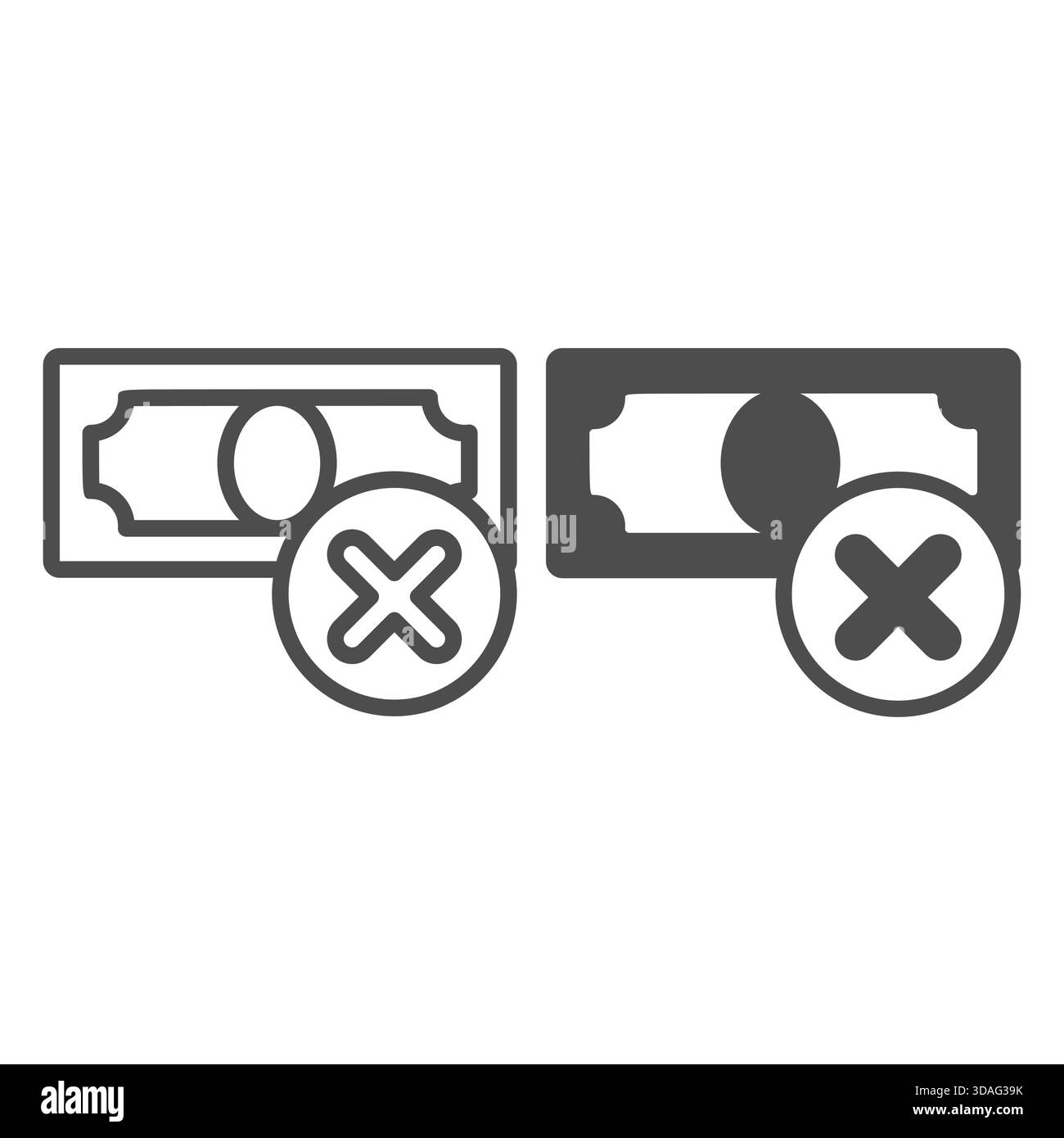 No paper money Black and White Stock Photos & Images - Alamy