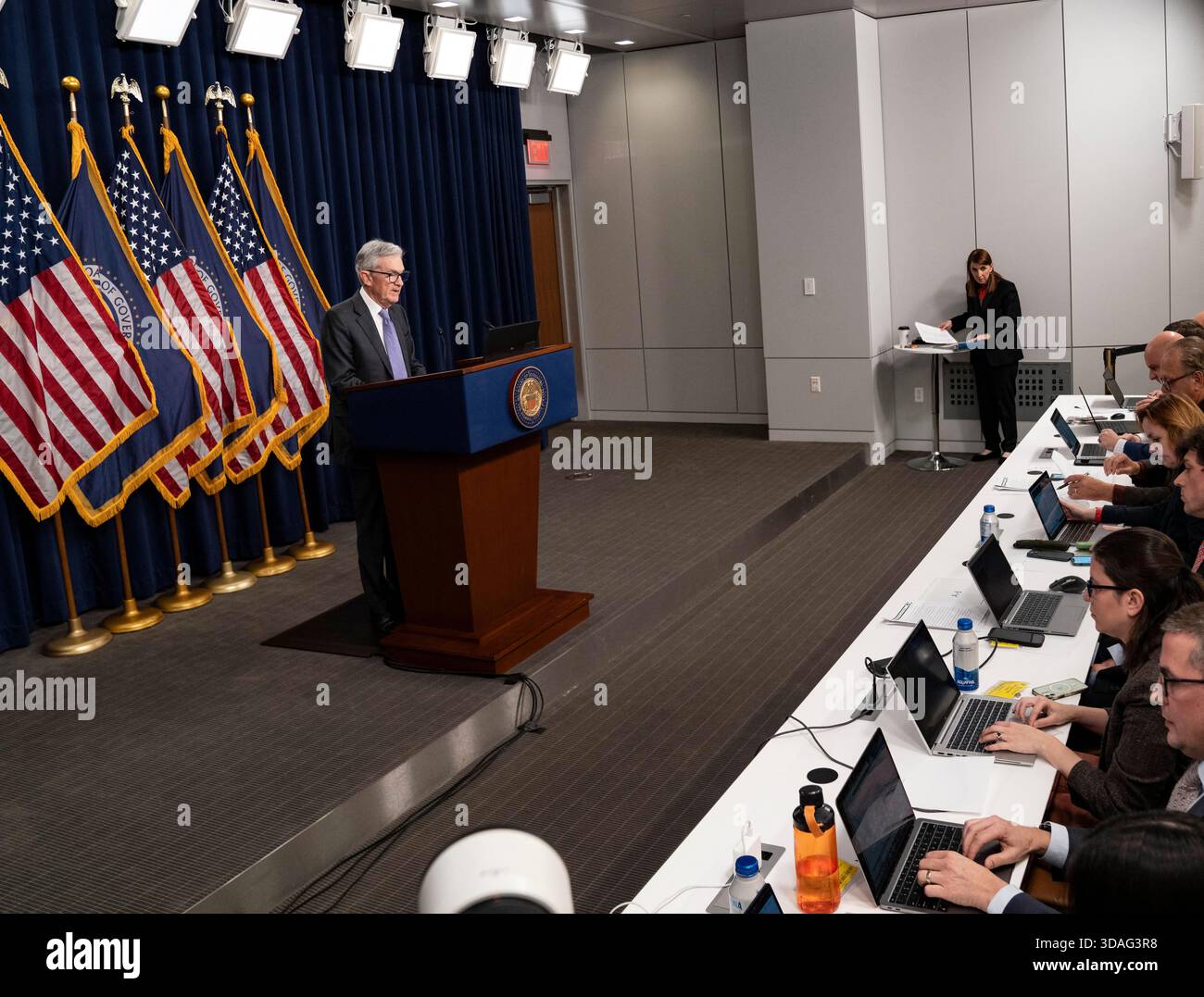 Jerome H Powell, Chair of the Board of Governors of the Federal Reserve ...
