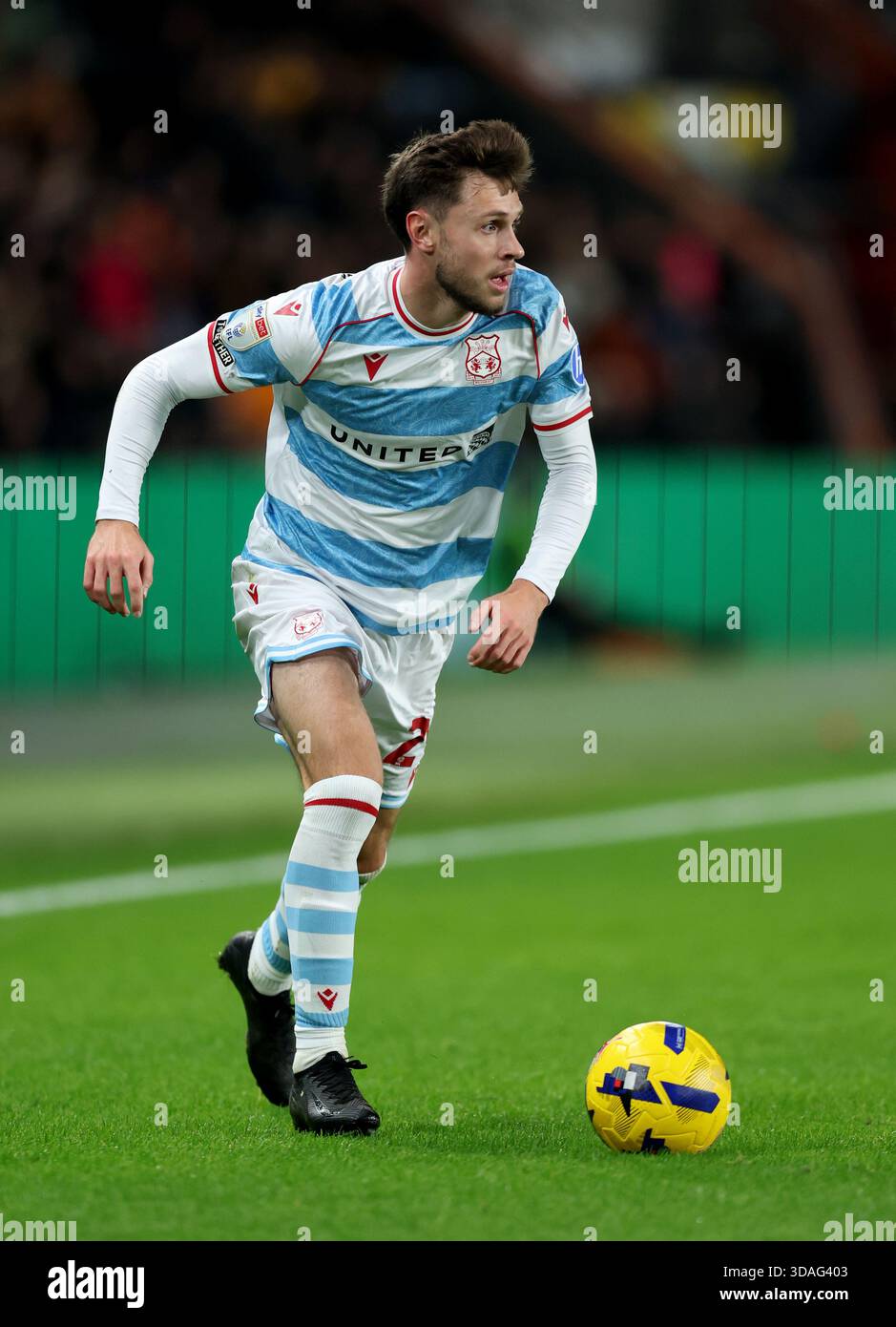 Wrexham's Ryan Barnett during the Sky Bet Championship match at the MKM ...