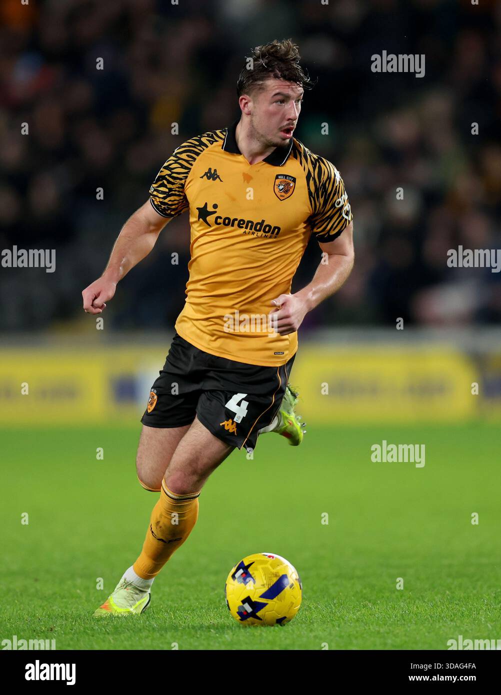 Hull City's Charlie Hughes during the Sky Bet Championship match at the ...
